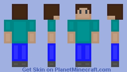 Simple Steve Minecraft Skin