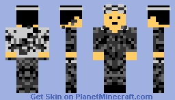 Concrete Warrior Minecraft Skin