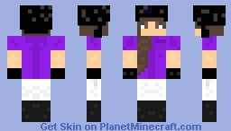 Horseback riding Girl Minecraft Skin