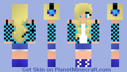 Pattern Blue Minecraft Skin