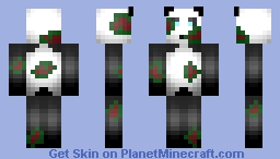 Panda In Dinosaur Suit Minecraft Skin