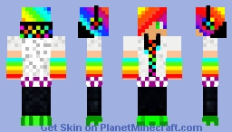 Rainbow Ram Minecraft Skin