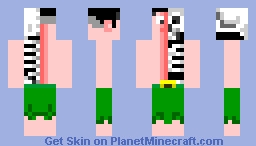 Half man Minecraft Skin