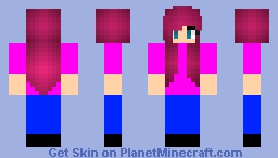 An Beta Girl Skin Minecraft Skin