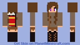 Forest Girl Minecraft Skin