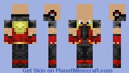 Trainer Red with Hoody Minecraft Skin