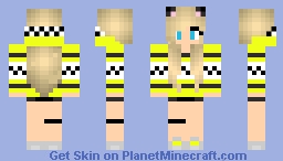 Yellow Jacket girl Minecraft Skin