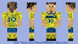 Zlatan ibrahimovic | Sweden Minecraft Skin