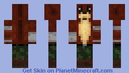 Crunch Bandicoot (my 1st animal skin) Minecraft Skin