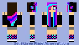 emo girl Minecraft Skin
