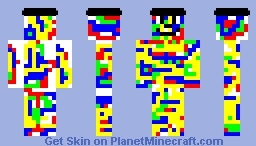 Rainbow Dude Minecraft Skin