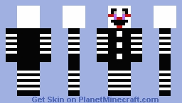 fnaf 2 creepy puppet Minecraft Skin