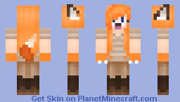 Fox lady Minecraft Skin