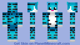 Blue Tiger Minecraft Skin