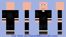 Bald Man in a Suit Minecraft Skin