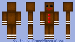 ~ Gingerbread Man ~ Minecraft Skin