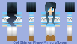 Blue sweater Minecraft Skin