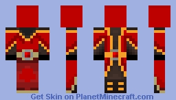 fire mage Minecraft Skin