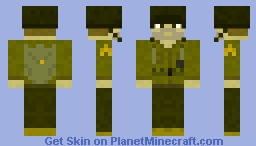 WW2 soldier v2 Minecraft Skin
