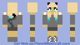 Mouse Girl Minecraft Skin