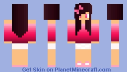 Pink girl Minecraft Skin