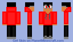 Red Sweater Dude Minecraft Skin