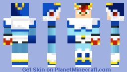 Megaman X Minecraft Skin