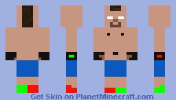 MMA Fighter HeroBrine Minecraft Skin