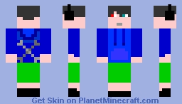 Hoodie headphone dude Minecraft Skin