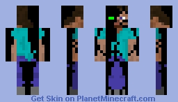 Enderman Steve Minecraft Skin