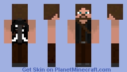 Daryl Dixon Season 4 Minecraft Skin