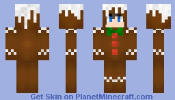 Ginger bread boy Minecraft Skin