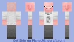 Pig Man Minecraft Skin