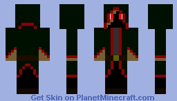 Dark Wizard Green Minecraft Skin