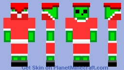 Cool Green Slime (christmas edition) Minecraft Skin