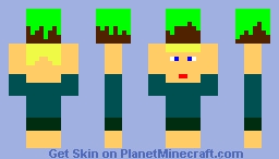 Holding A block Minecraft Skin