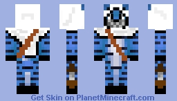 Blue Assassin Tiger Minecraft Skin