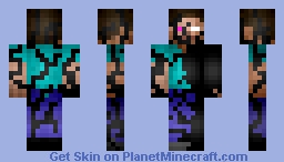 HD Herobrine: Ender-Infection Minecraft Skin