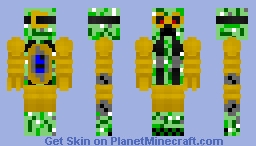 Steampunk Creeper Minecraft Skin