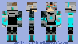 Robo [Light Blue] Minecraft Skin