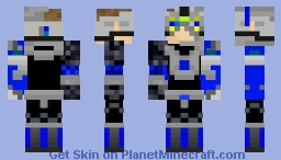 Robot [Blue] Minecraft Skin