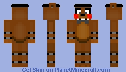 Toy Freddy form FNAF 2 Minecraft Skin