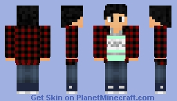 Flannel man Minecraft Skin