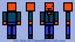 Mr Blocky Dumb Face Minecraft Skin