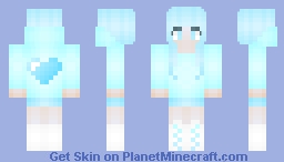 Frozen Heart Girl Minecraft Skin