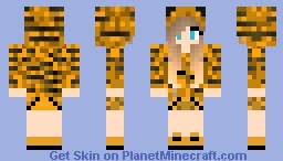 Tiger Girl Minecraft Skin
