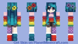 New Year's Colors as a Minecraft Skin | Happy New Year! Minecraft Skin
