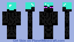 Diamond Helmet Enderman Minecraft Skin