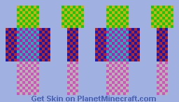 checker person Minecraft Skin