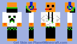 orange slime Minecraft Skin